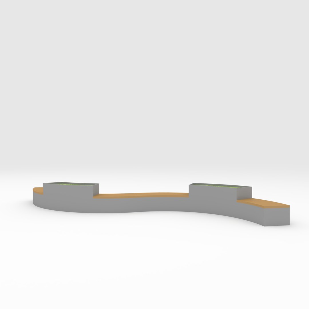 Bench Park 16 Model - TurboSquid 2121037