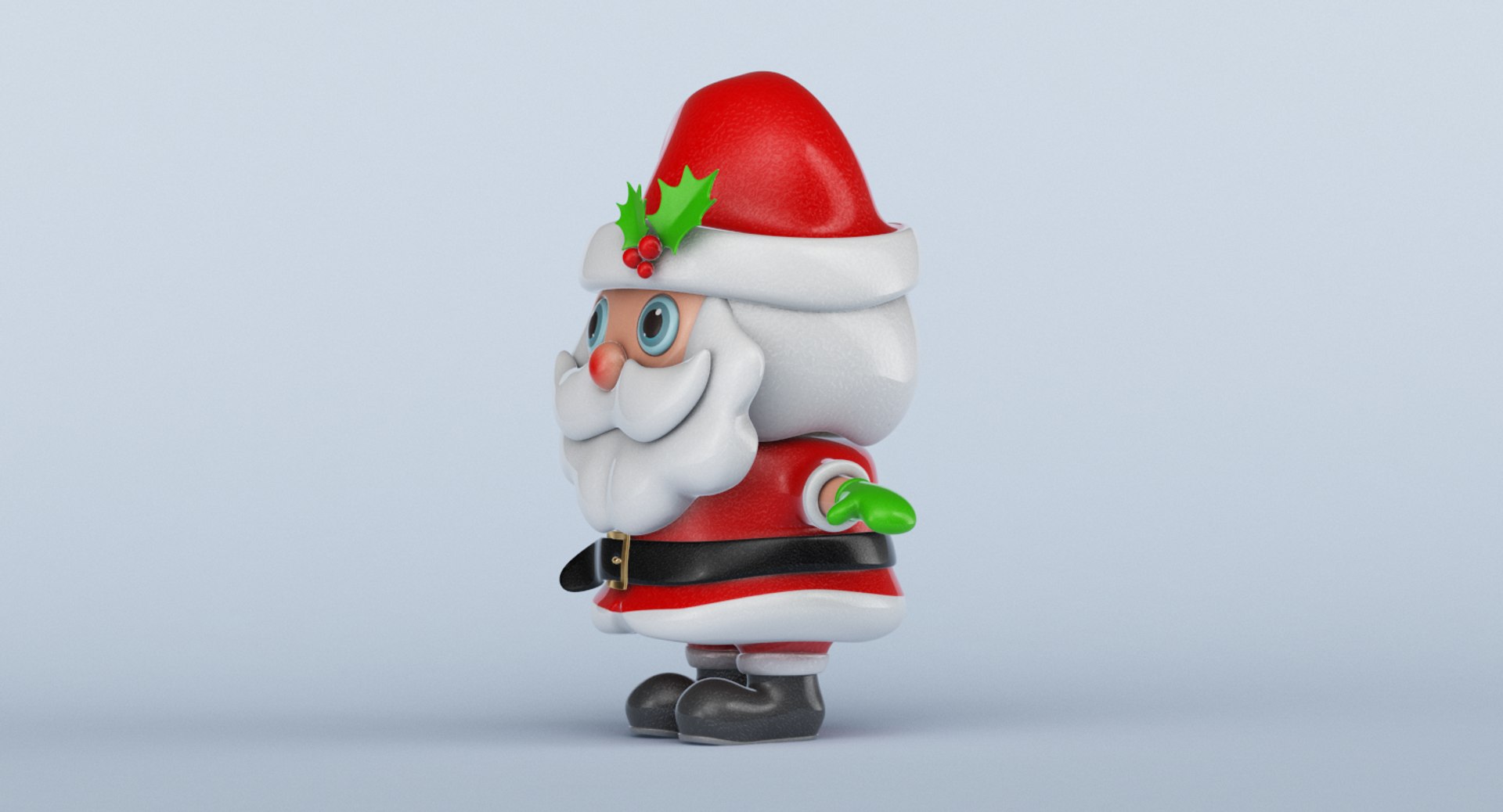Cartoon Santa Claus Model - TurboSquid 1190333