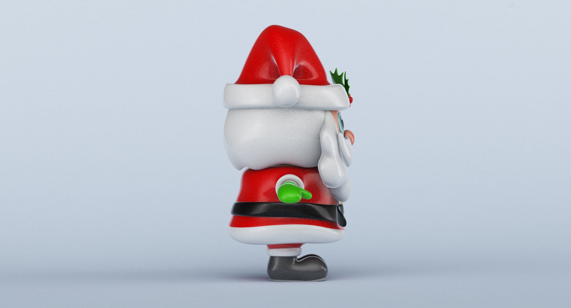 Cartoon Santa Claus Model - TurboSquid 1190333