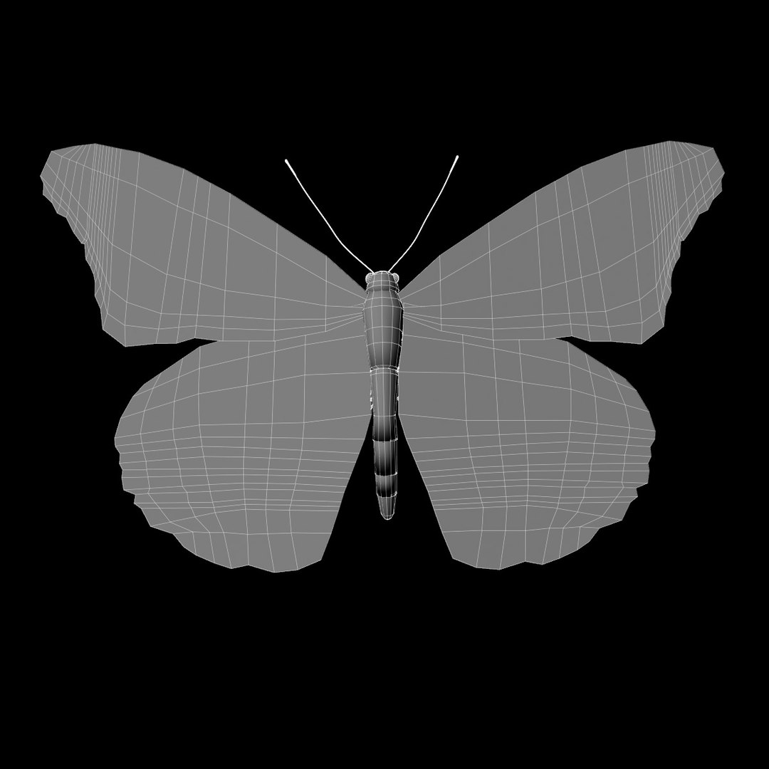 3ds Max Monarch Butterfly