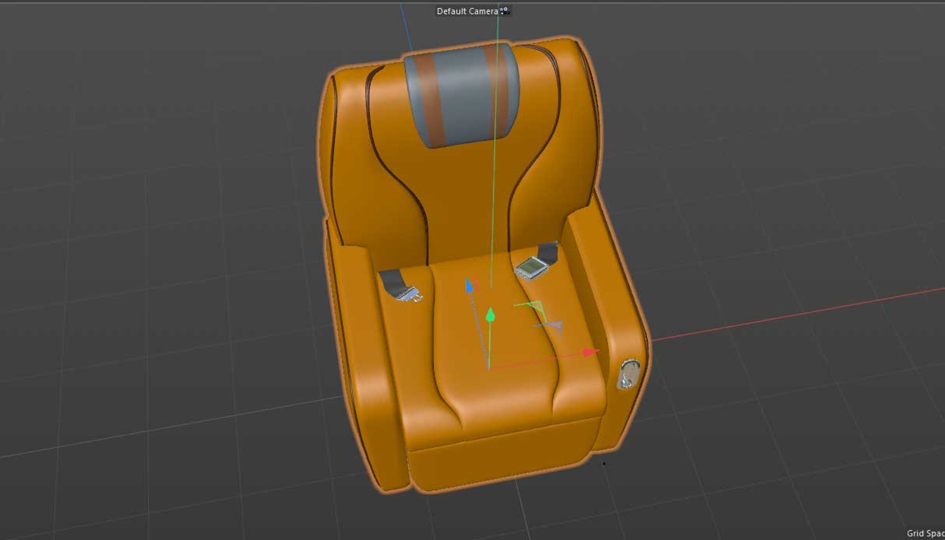 Private Jet Seat Model - TurboSquid 1669153