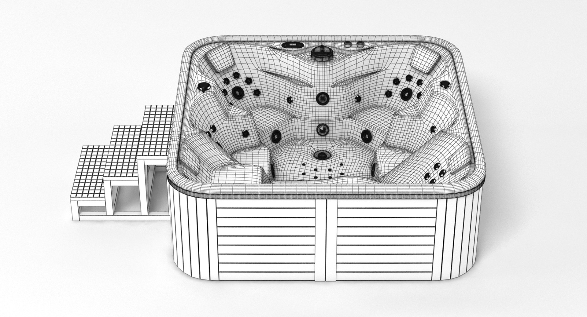 3d Model Of Whirlpool Pool