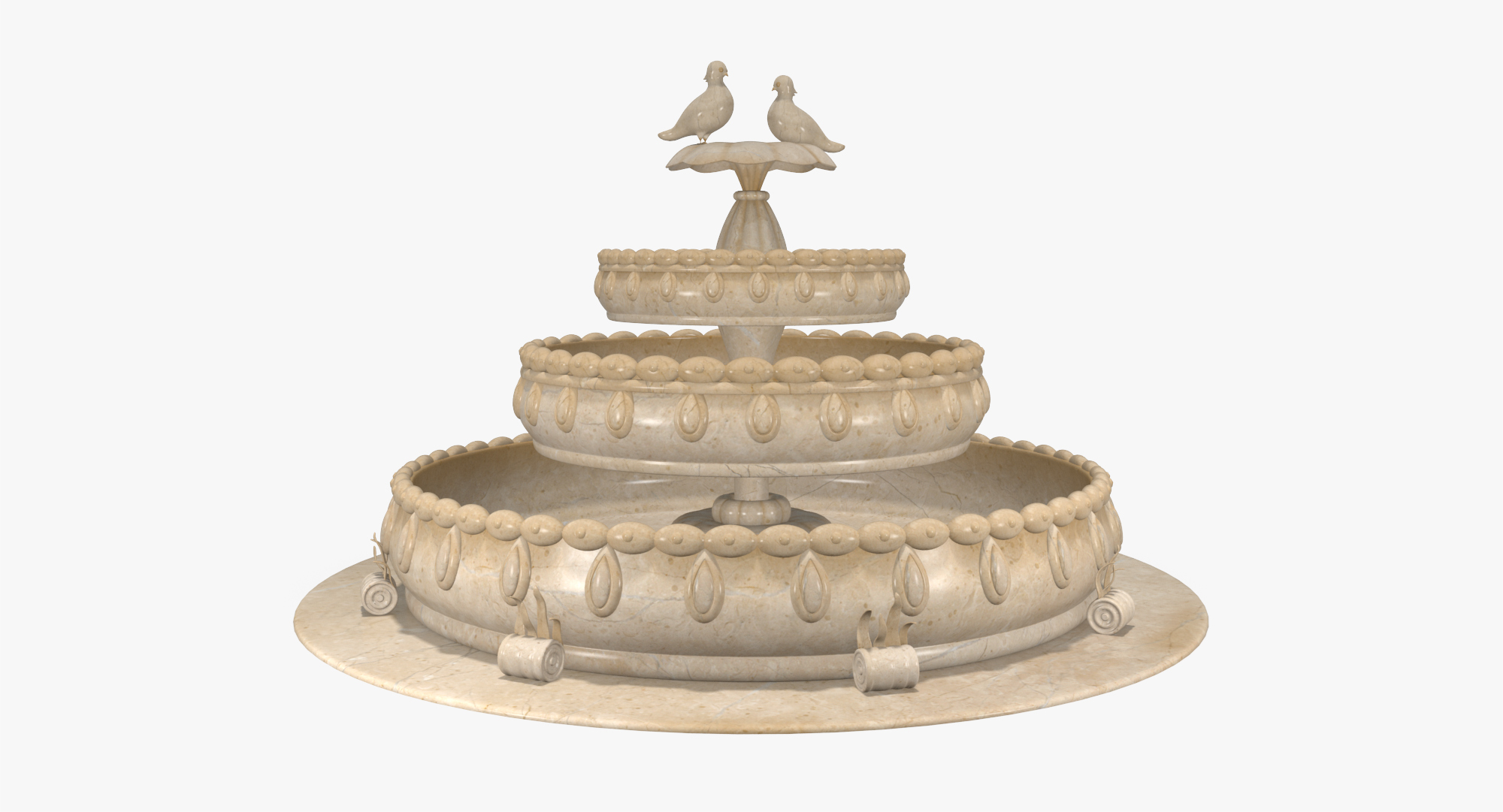 3D model realistic fountain - TurboSquid 1157234