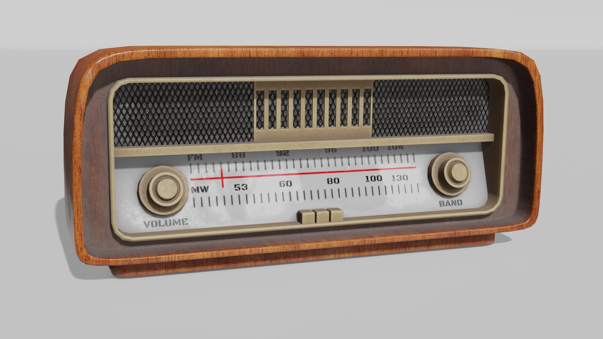 Old Radio 3D Model - TurboSquid 2340228