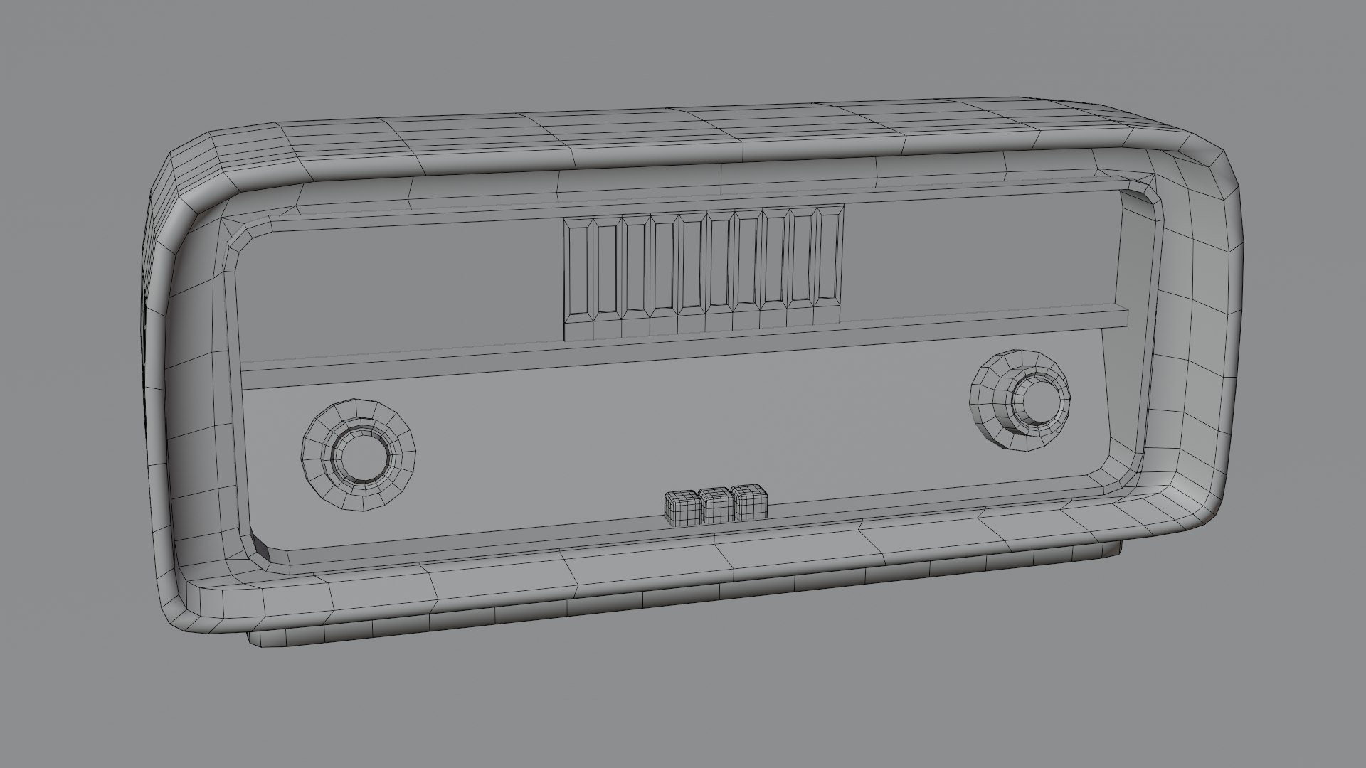 Old Radio 3D Model - TurboSquid 2340228