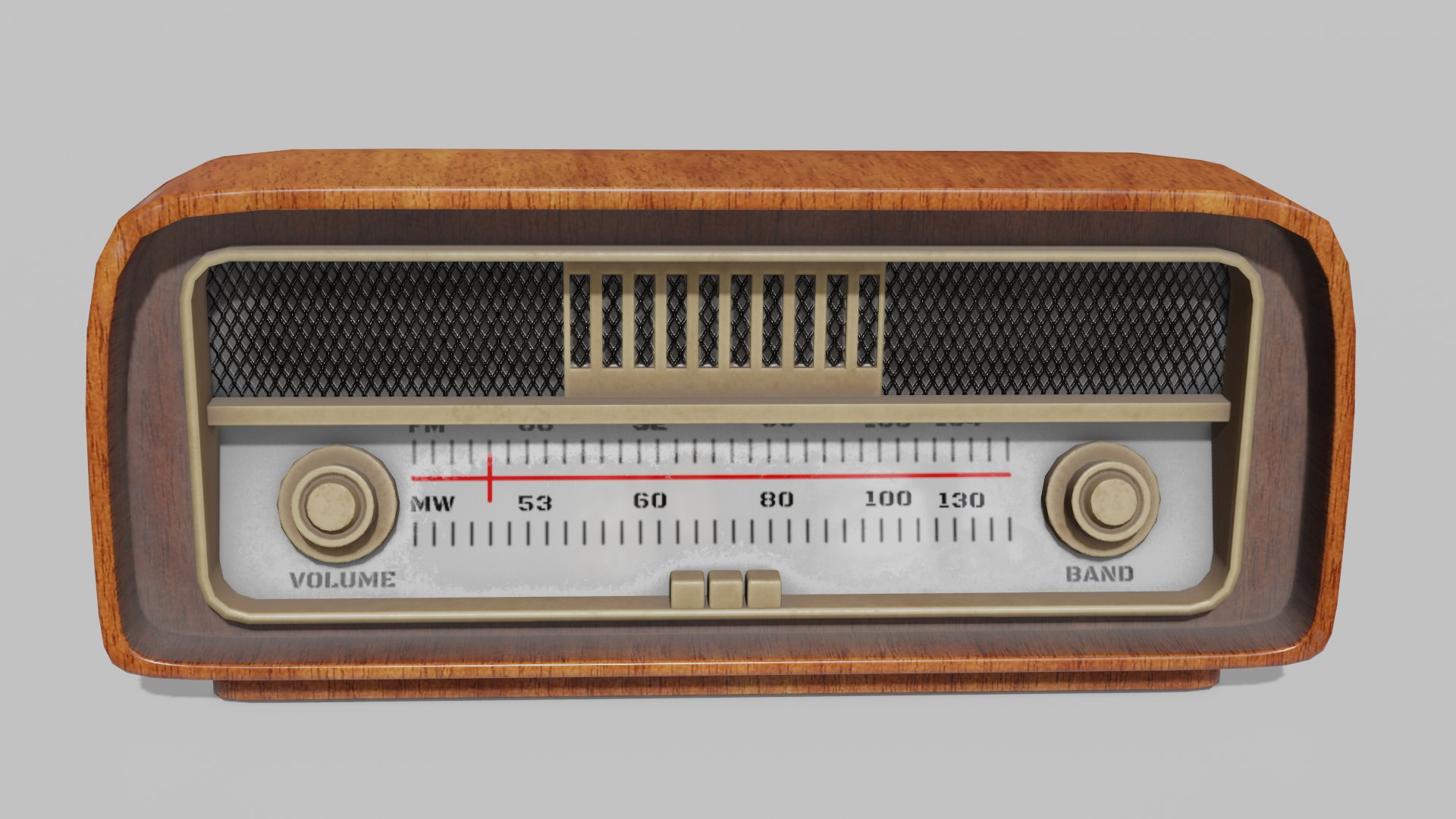 Old Radio 3D Model - TurboSquid 2340228