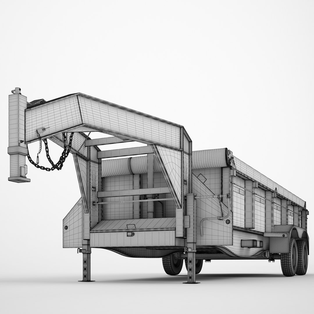 3D Dump Trailer 04 - TurboSquid 1929913