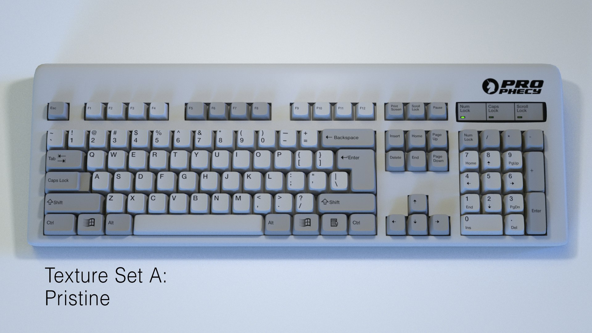 3D Old Keyboard Keys - TurboSquid 1585262
