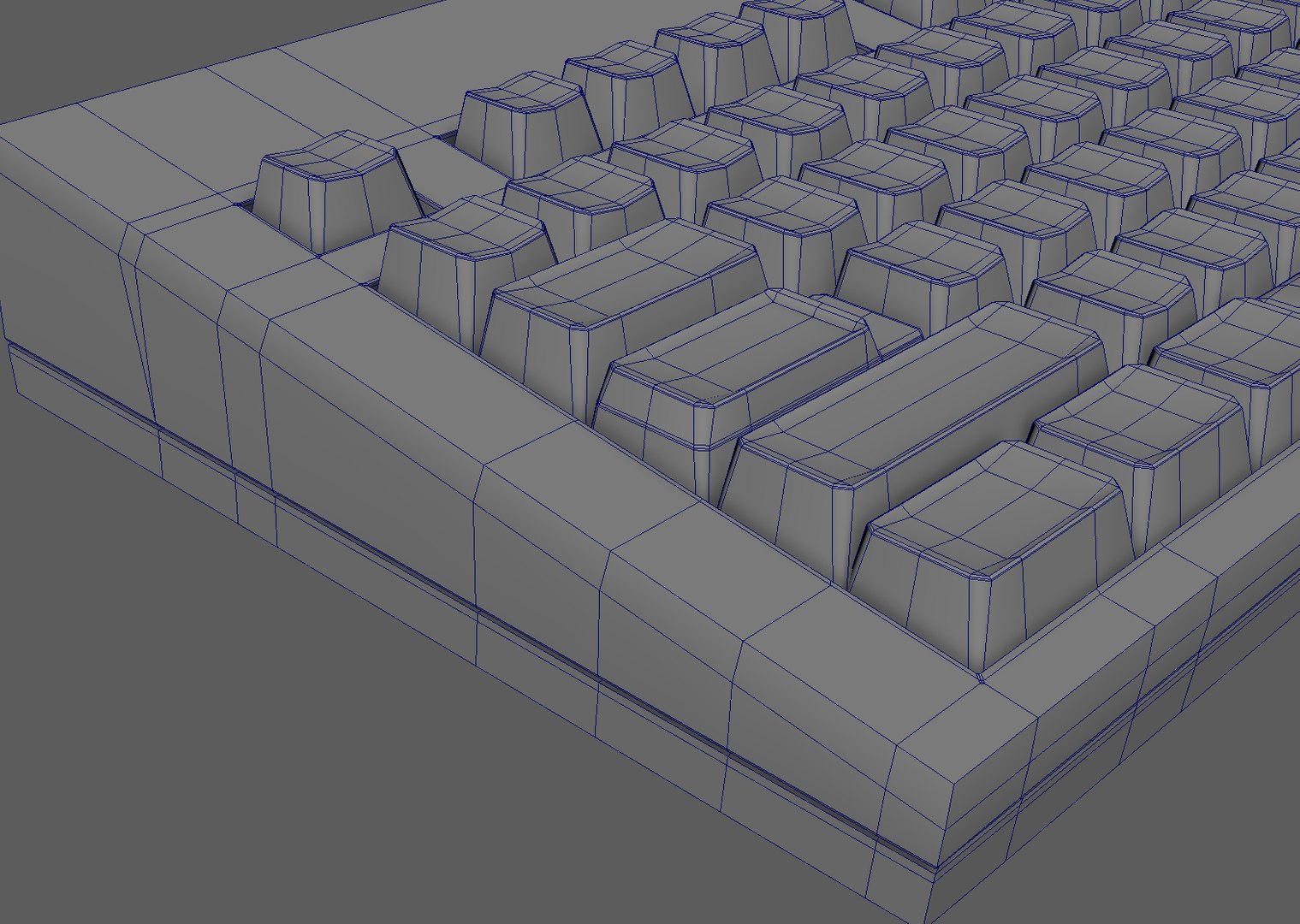 3D Old Keyboard Keys - TurboSquid 1585262