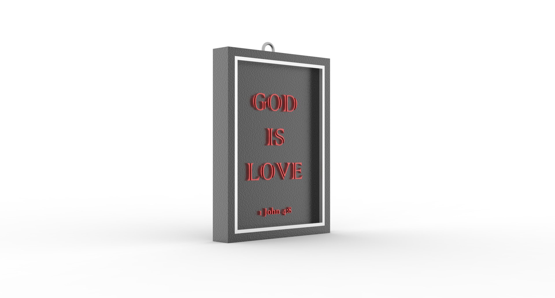 3D God Is Love Wall Photo Frame - TurboSquid 1888685
