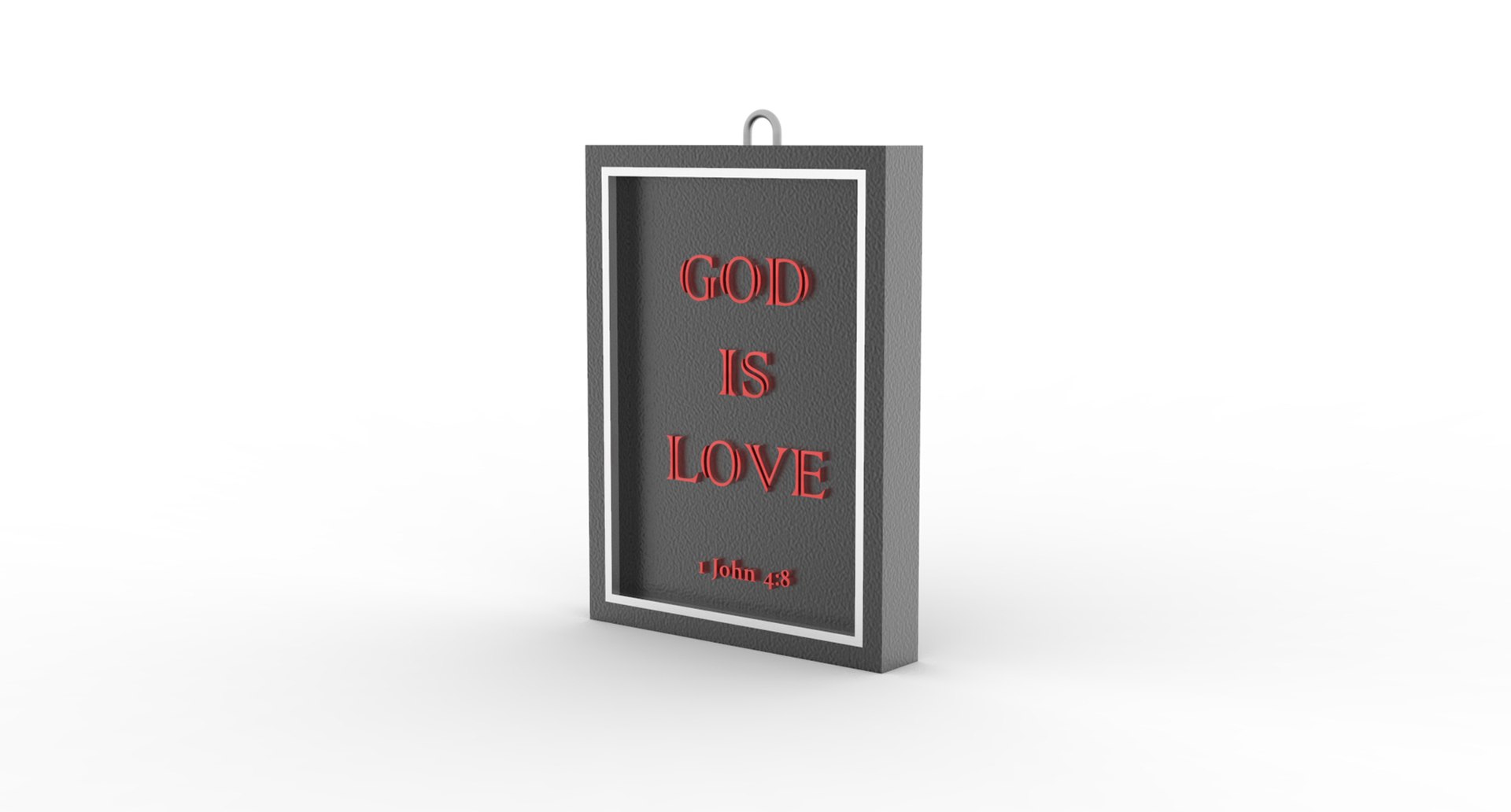 3D God Is Love Wall Photo Frame - TurboSquid 1888685