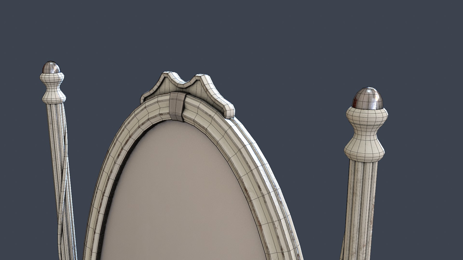 Standing Vanity Mirror 3D - TurboSquid 1764229
