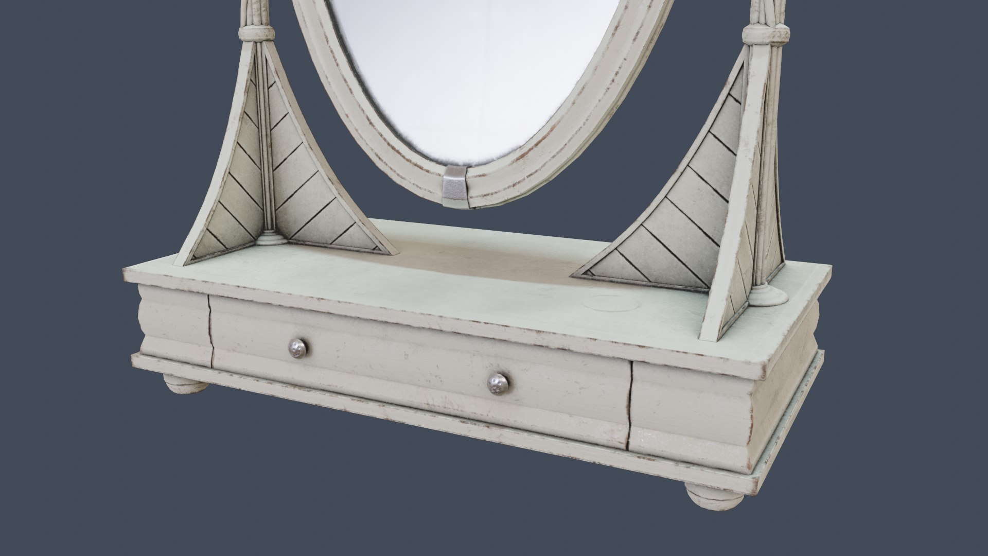 Standing Vanity Mirror 3D - TurboSquid 1764229