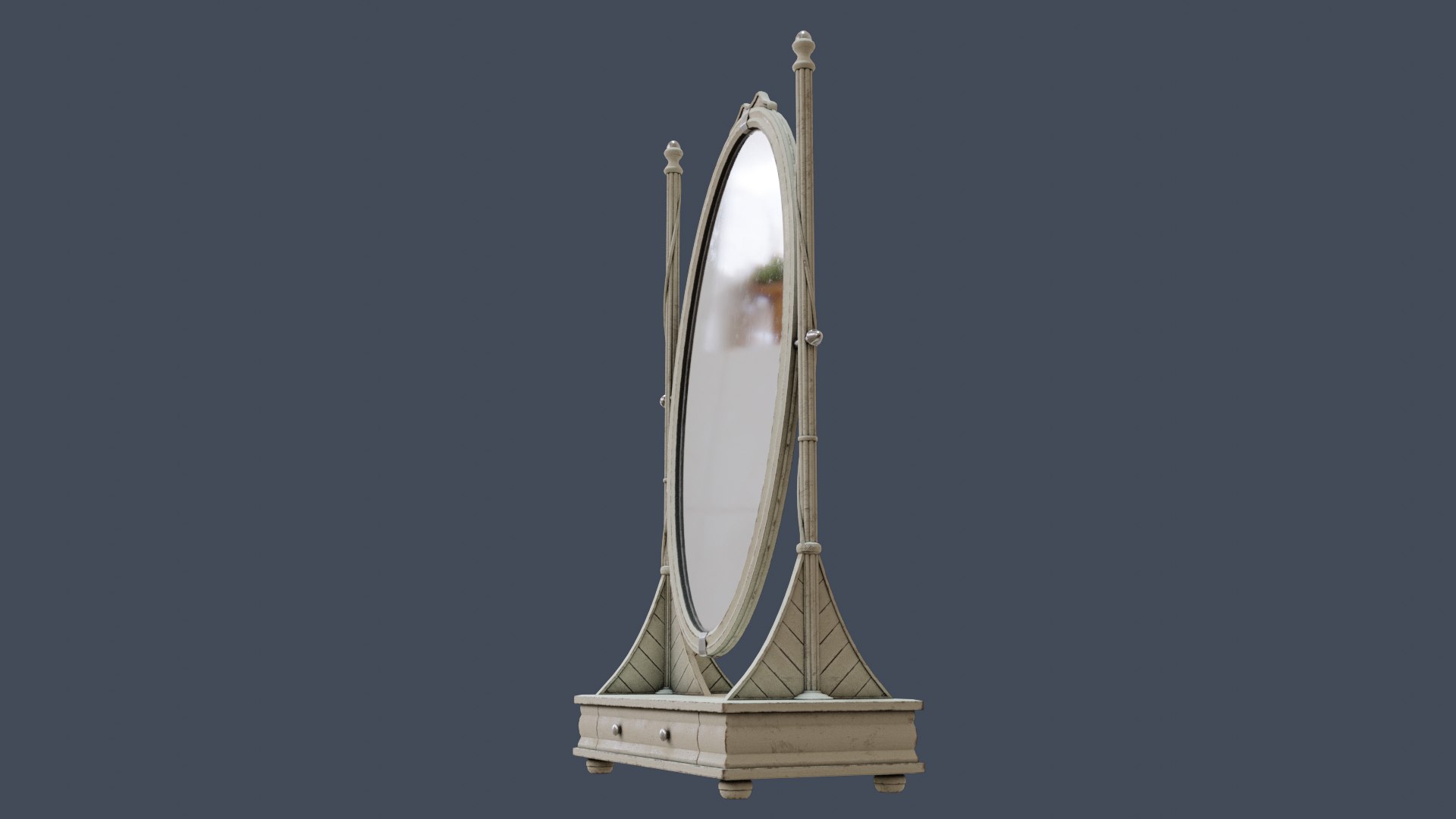 Standing Vanity Mirror 3D - TurboSquid 1764229