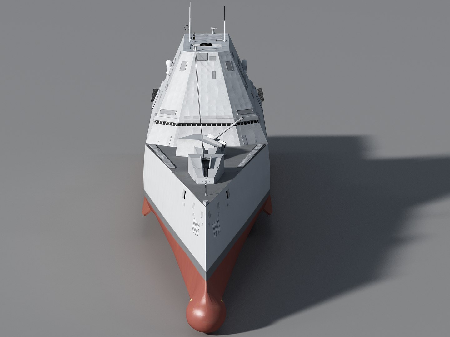 3D USS Lyndon B Johnson DDG-1002 model - TurboSquid 1963736