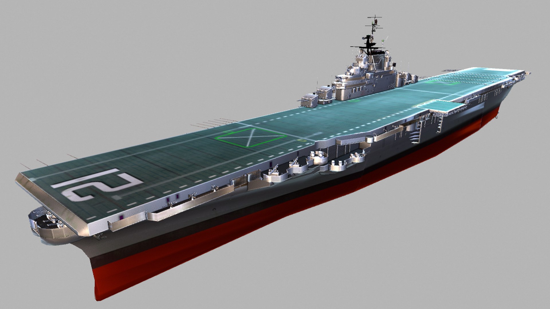3D Aircraft Carrier TP18 Model - TurboSquid 1793116