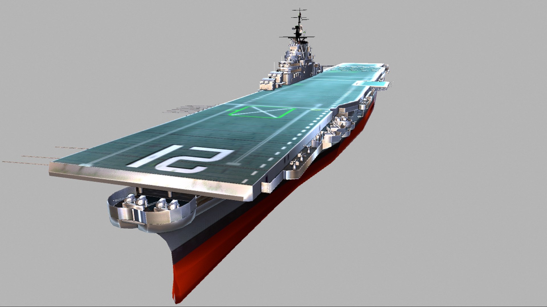 3D Aircraft Carrier TP18 Model - TurboSquid 1793116