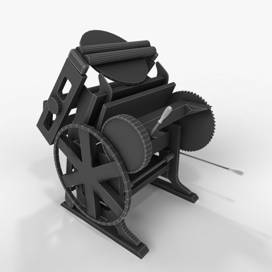 printing press 3d 3ds