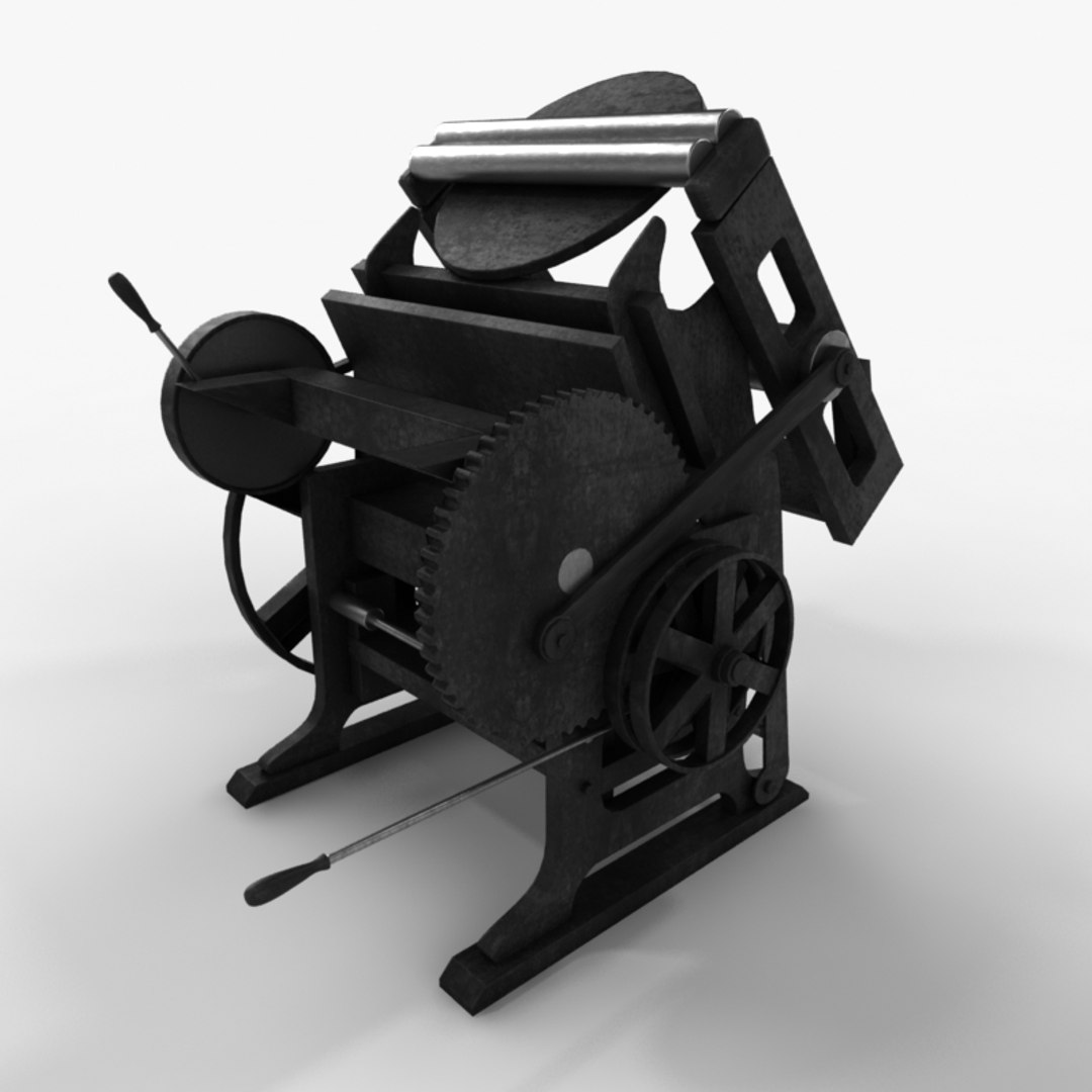 printing press 3d 3ds