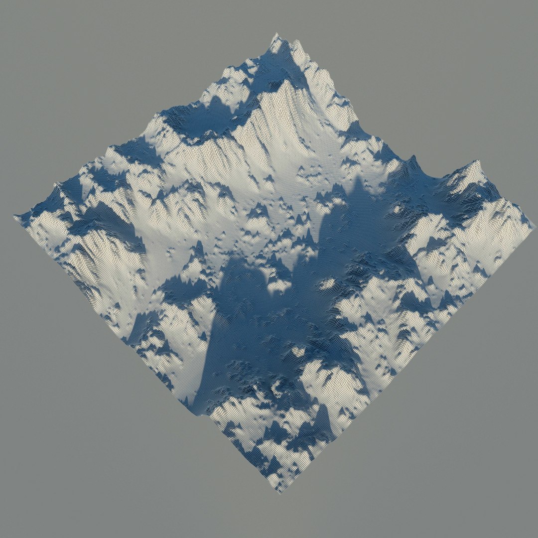 Terrain Mountain Valley 3d Max