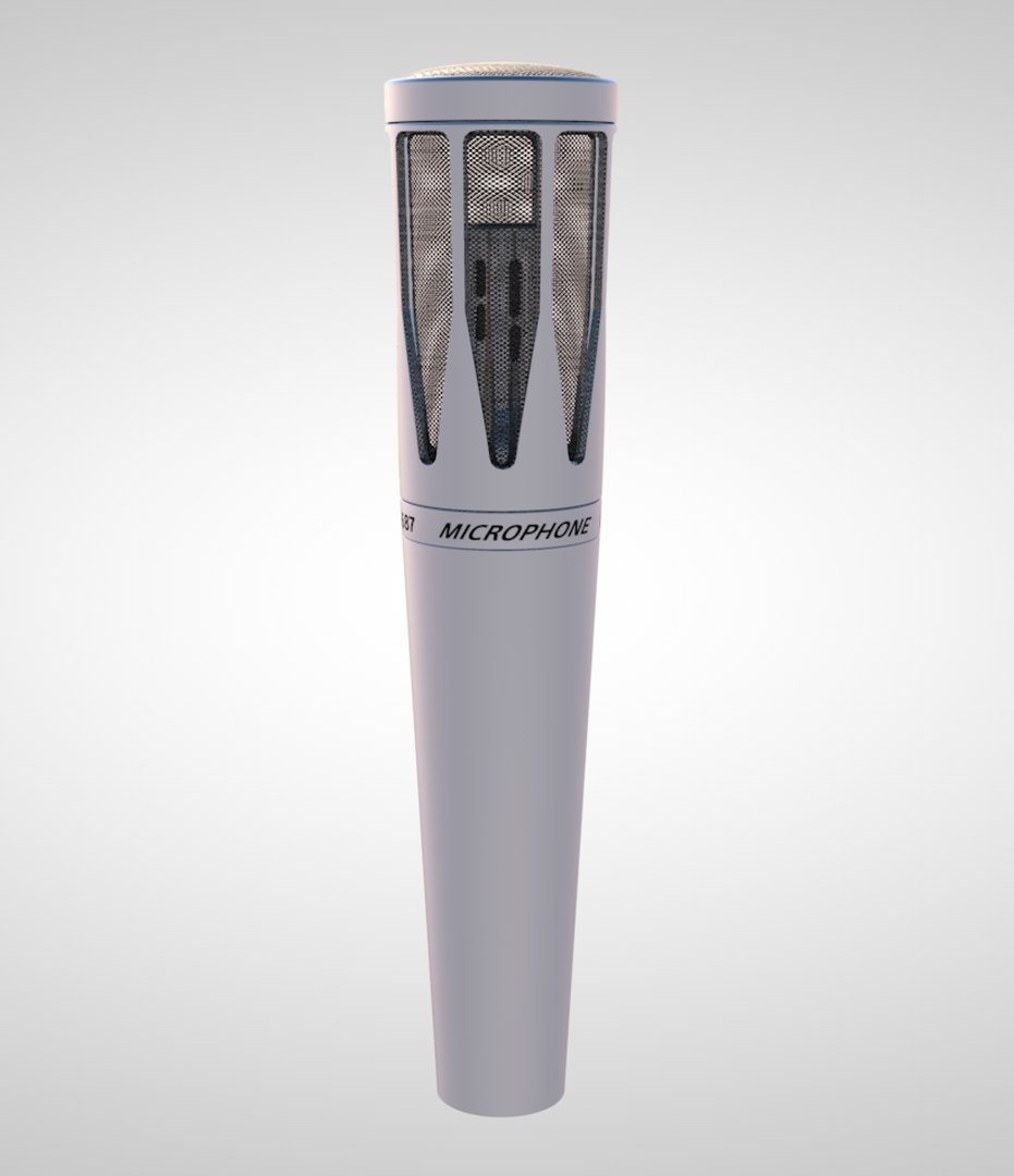 3D microphone mic model - TurboSquid 1393961
