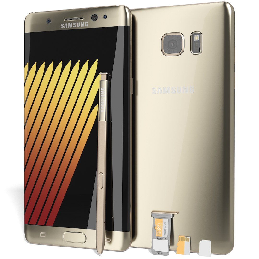 Realistic Samsung Galaxy Note 3d Model