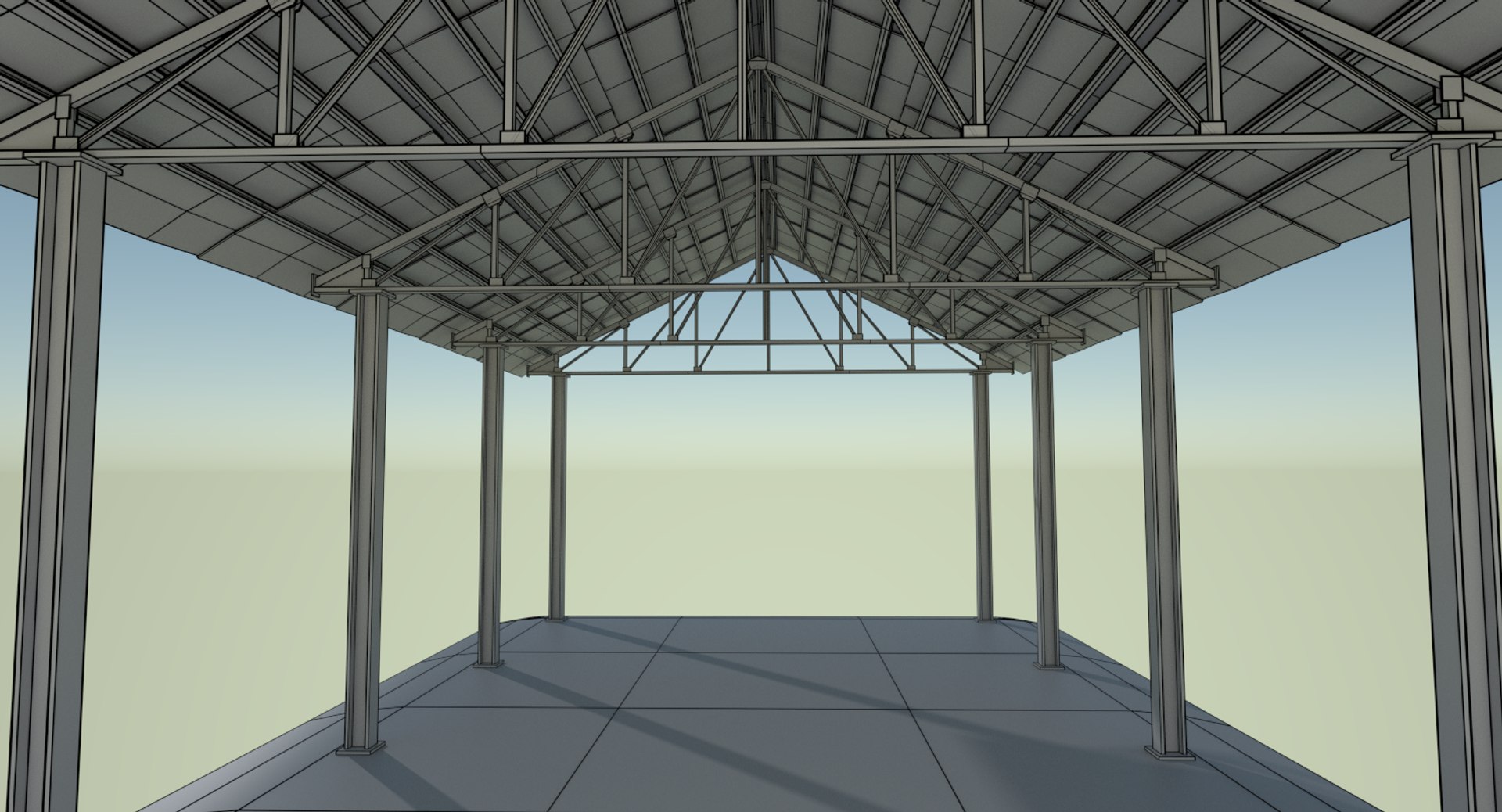 Storage Area Outdoor 3d Model