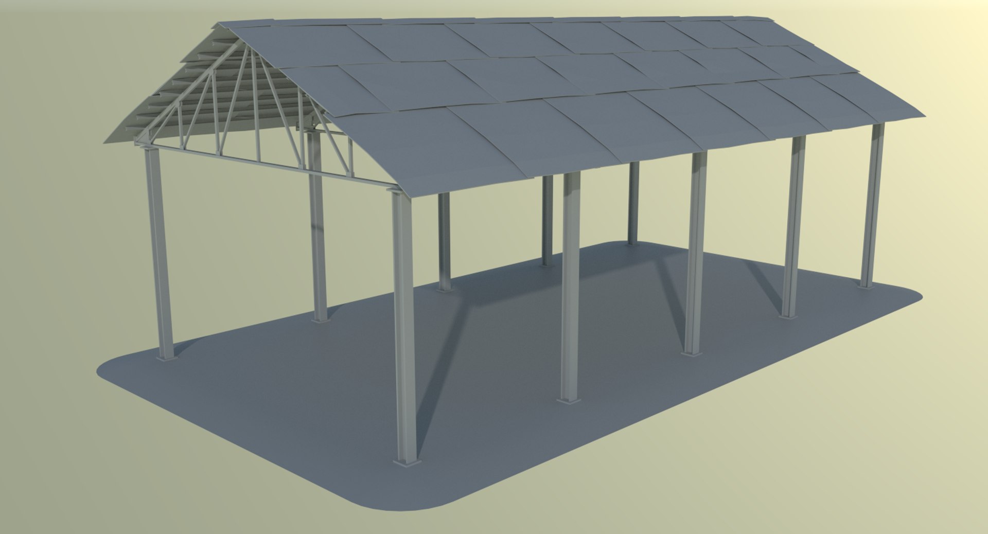 Storage Area Outdoor 3d Model