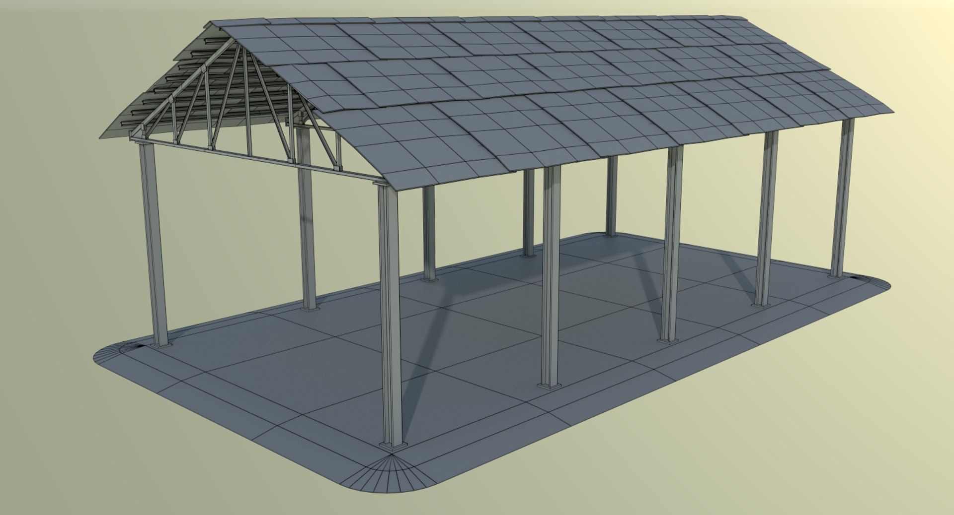 Storage Area Outdoor 3d Model