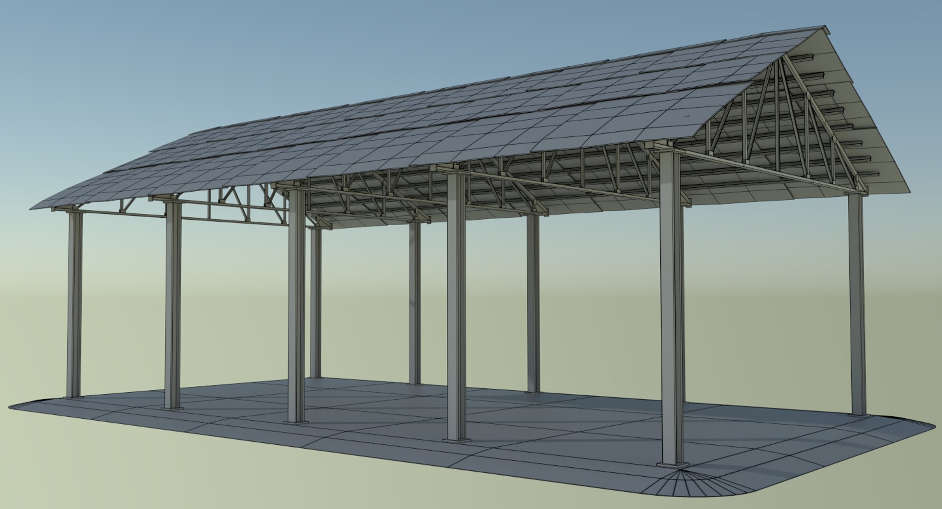 Storage Area Outdoor 3d Model