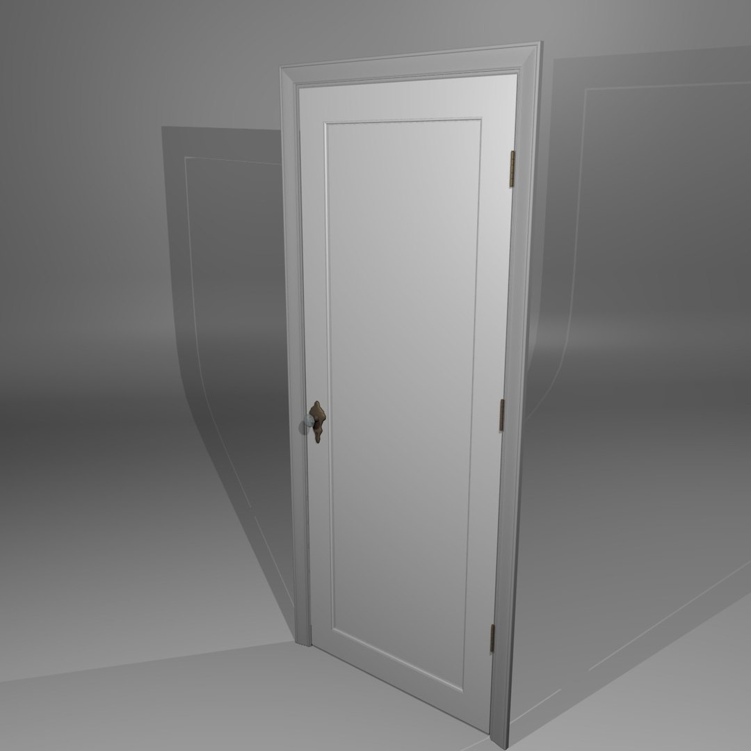 3ds Max Contemporary Interior Door