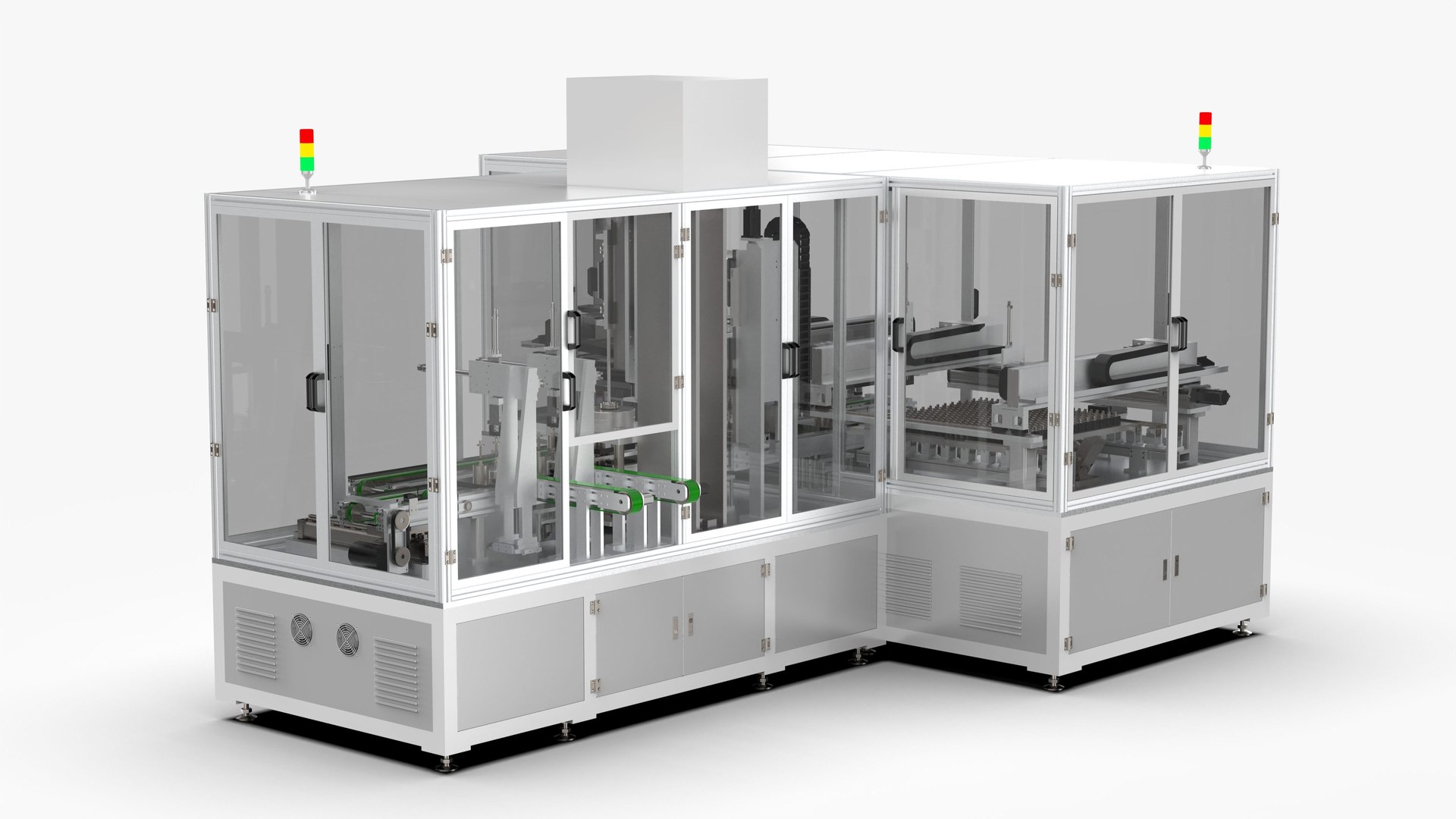 Automatic Lithium Battery Lamination Machine 3D - TurboSquid 2349493