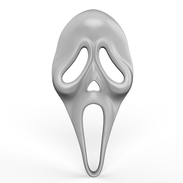 3d scary scream mask model
