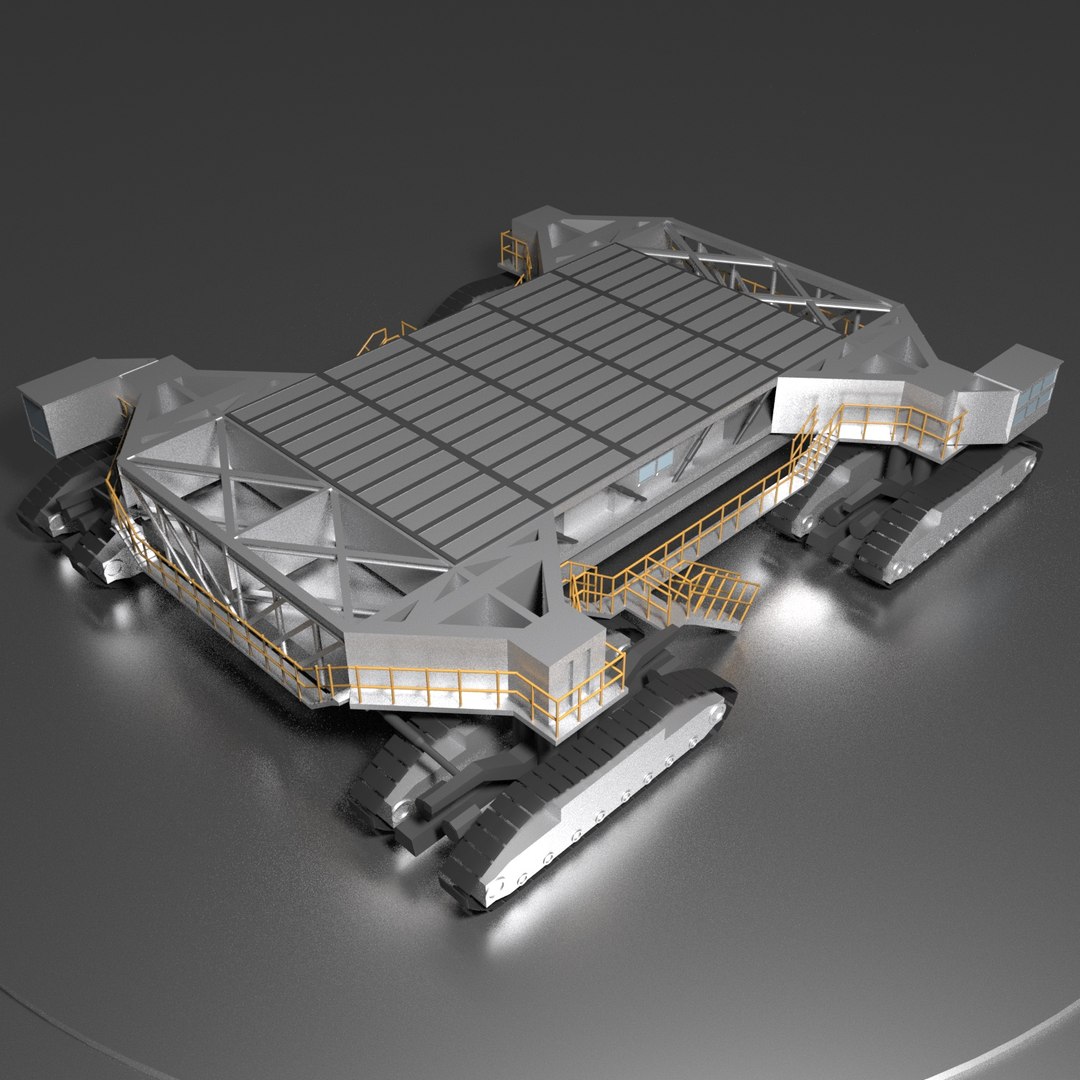 3D Nasa Crawler - TurboSquid 1469608