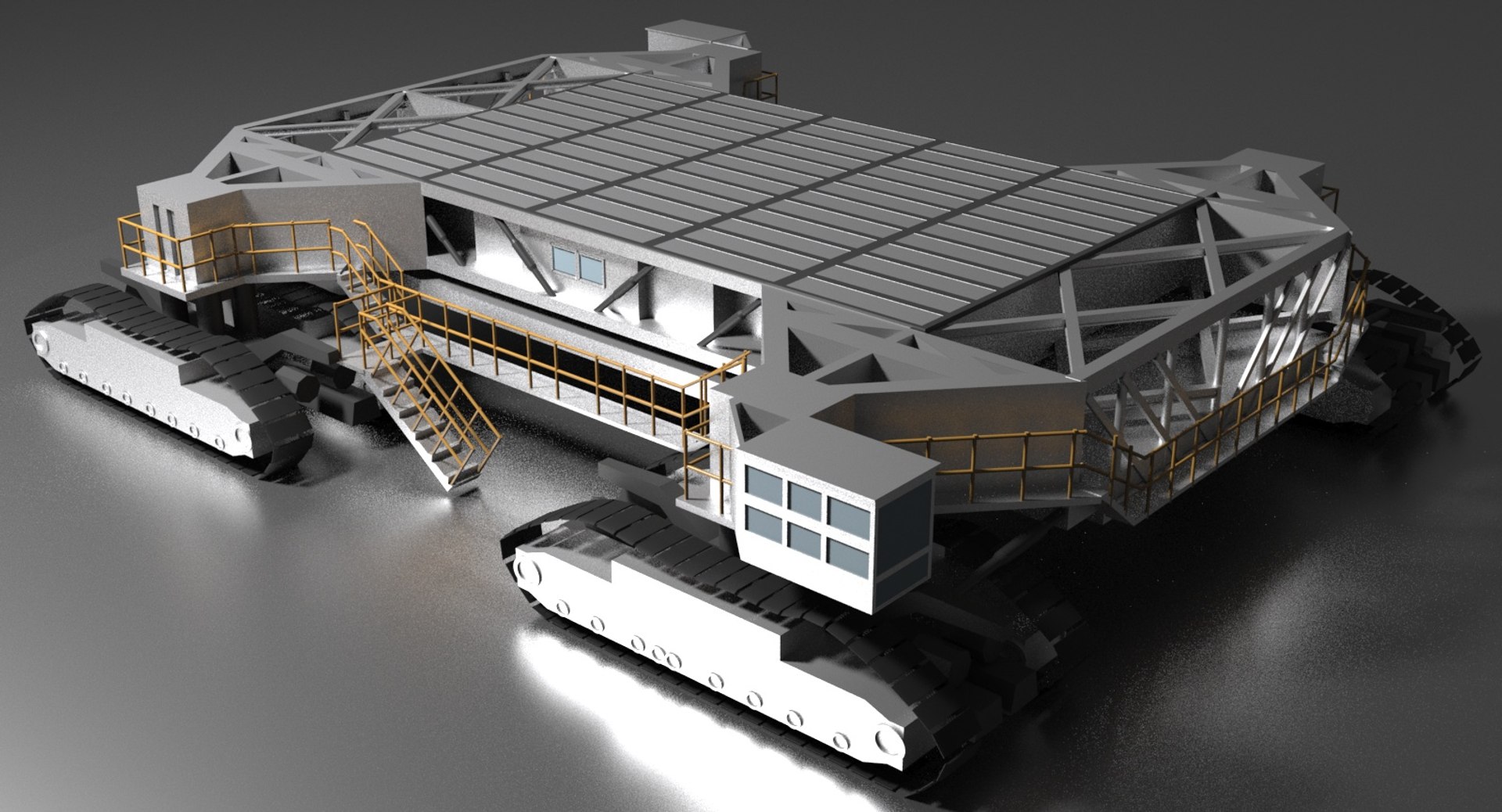 3D Nasa Crawler - TurboSquid 1469608