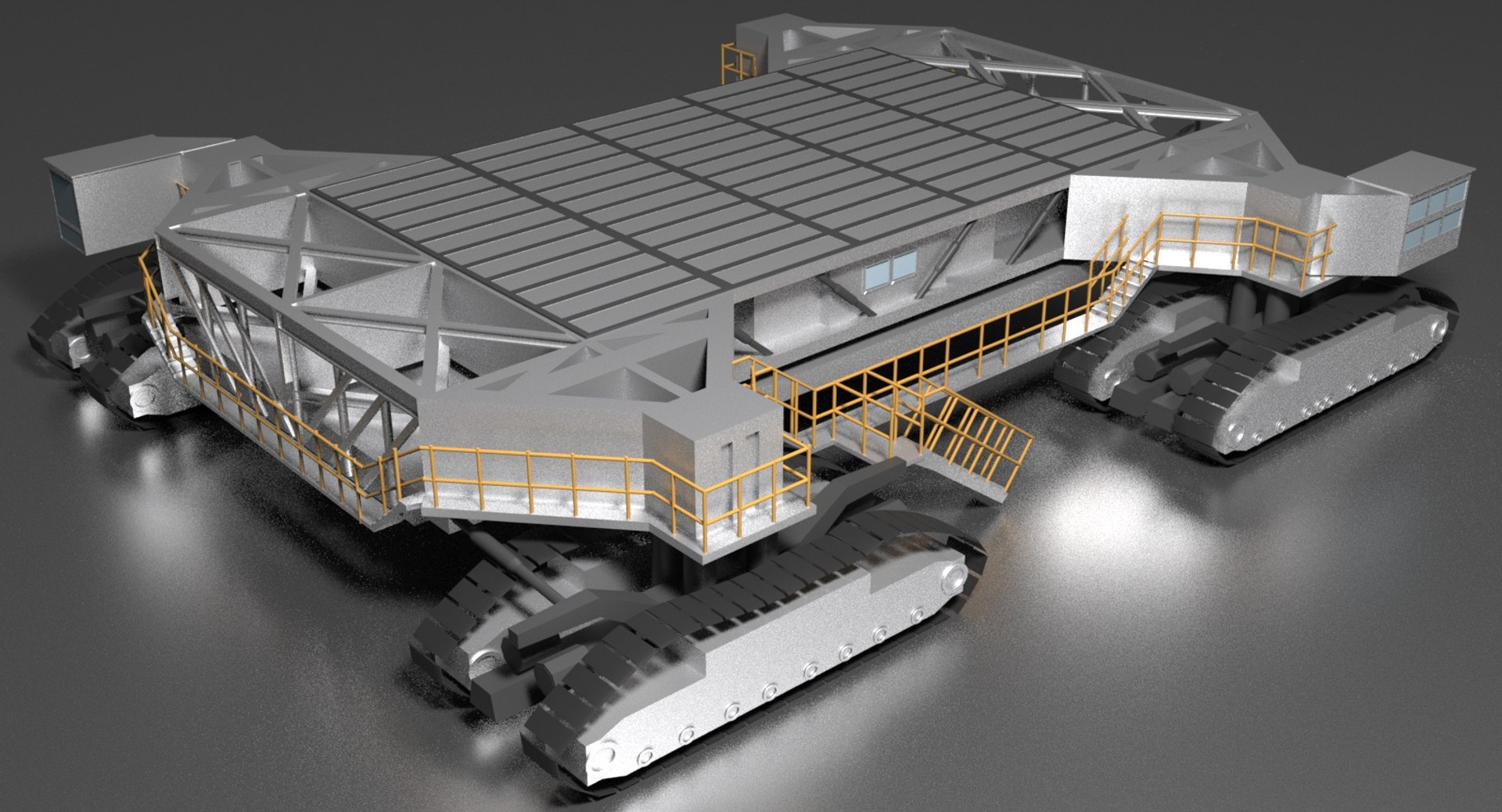 3D Nasa Crawler - TurboSquid 1469608