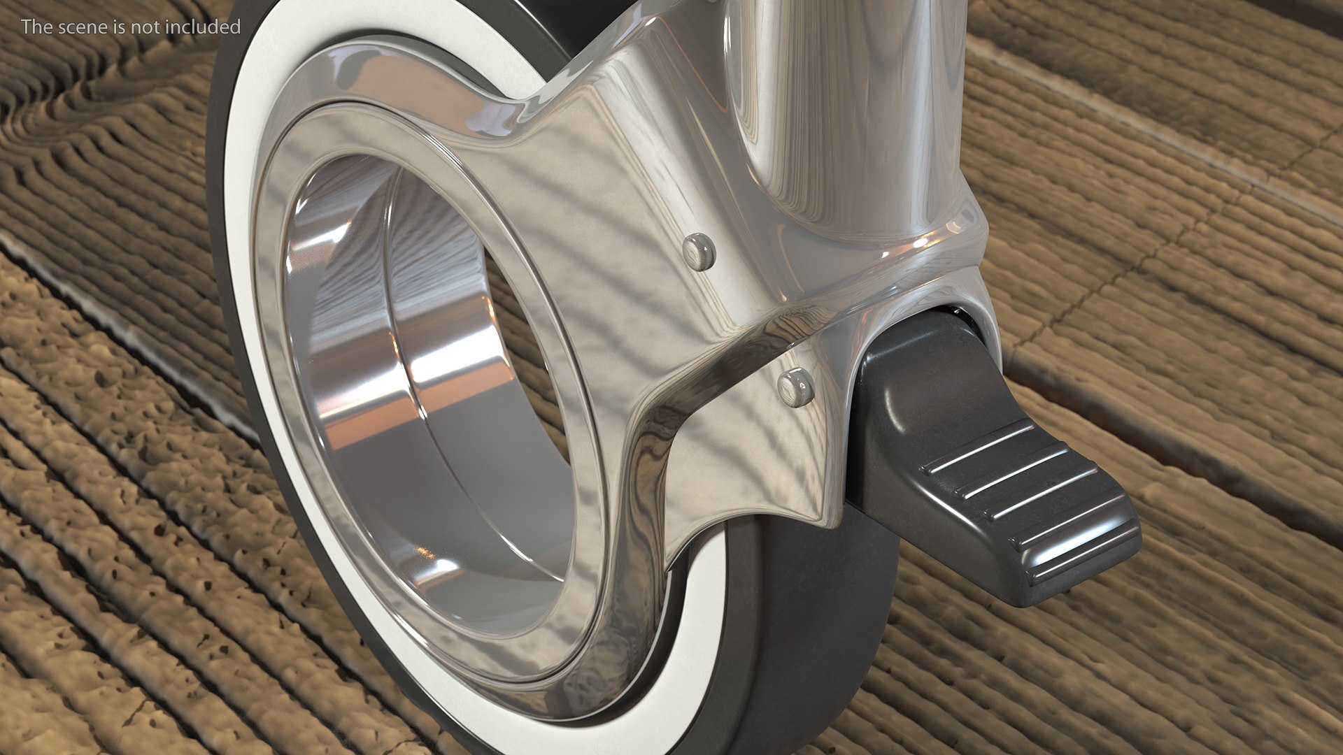 Hub Free Swivel Caster With Brake 3D Model - TurboSquid 1788002