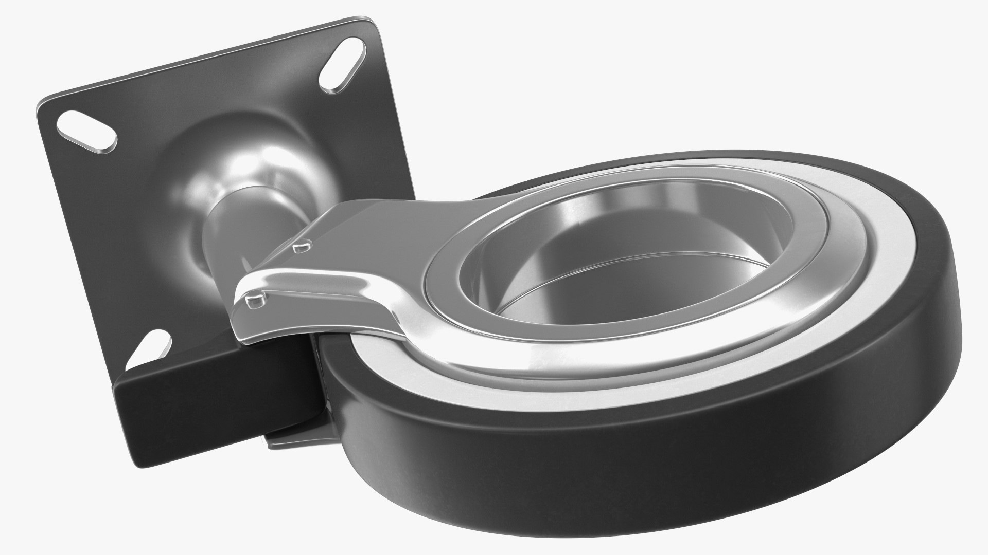 Hub Free Swivel Caster With Brake 3D Model - TurboSquid 1788002