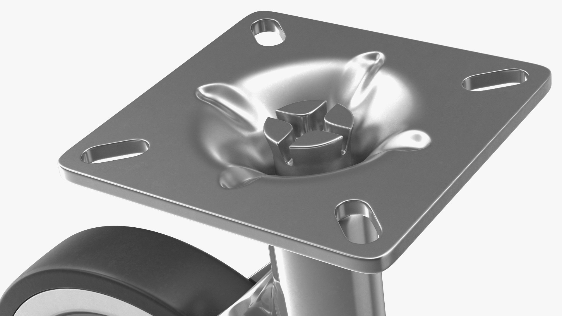 Hub Free Swivel Caster With Brake 3D Model - TurboSquid 1788002