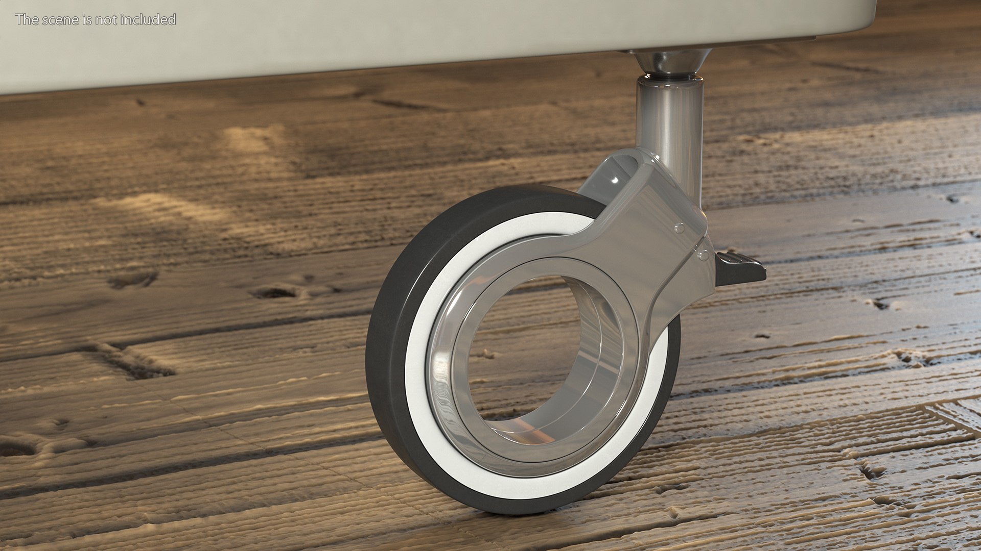 Hub Free Swivel Caster With Brake 3D Model - TurboSquid 1788002