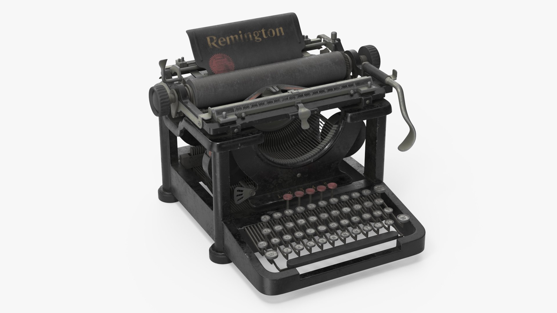 Typewriter Remington 10 1923 Old 3D - TurboSquid 2274287