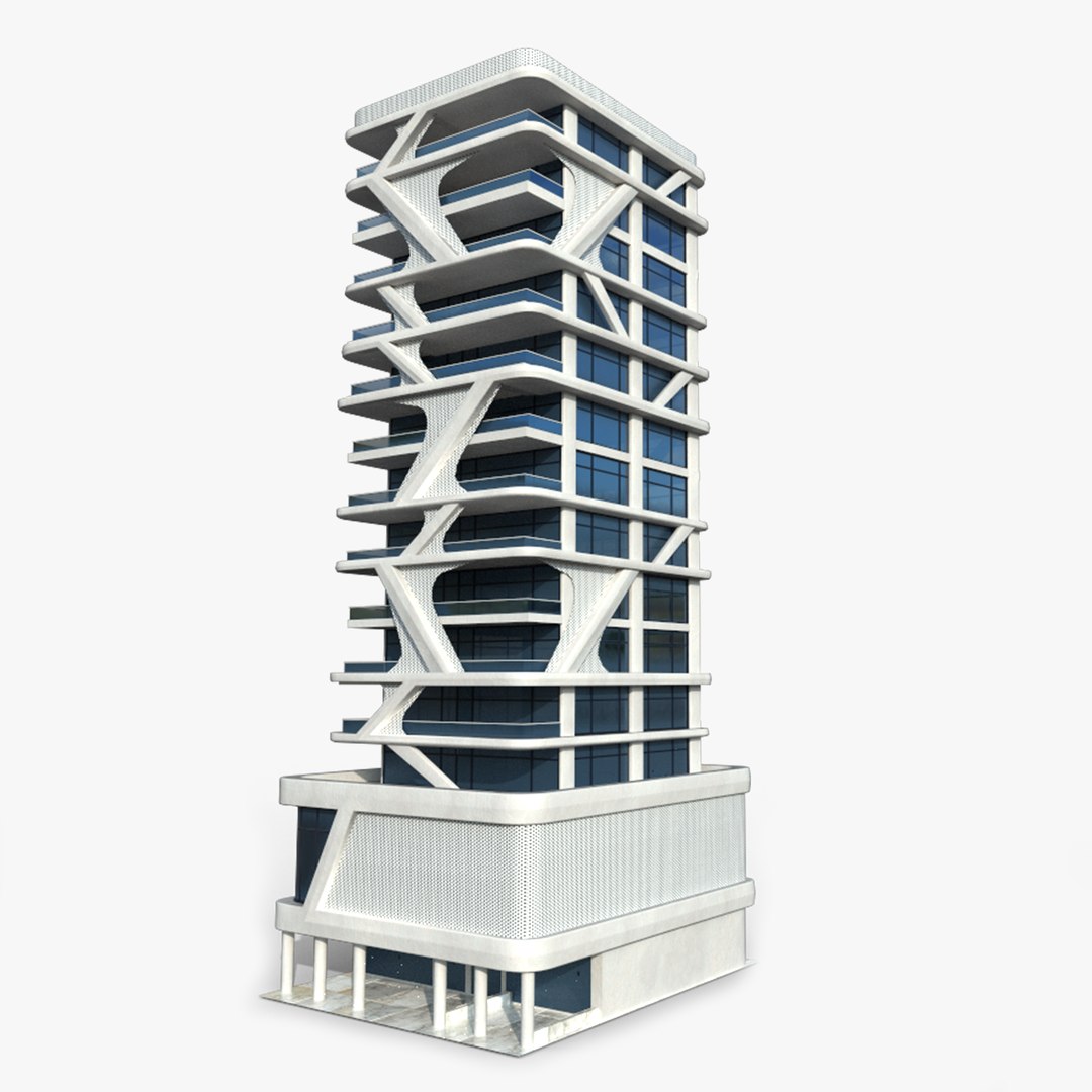 3D Future Building Zaha - TurboSquid 2314846