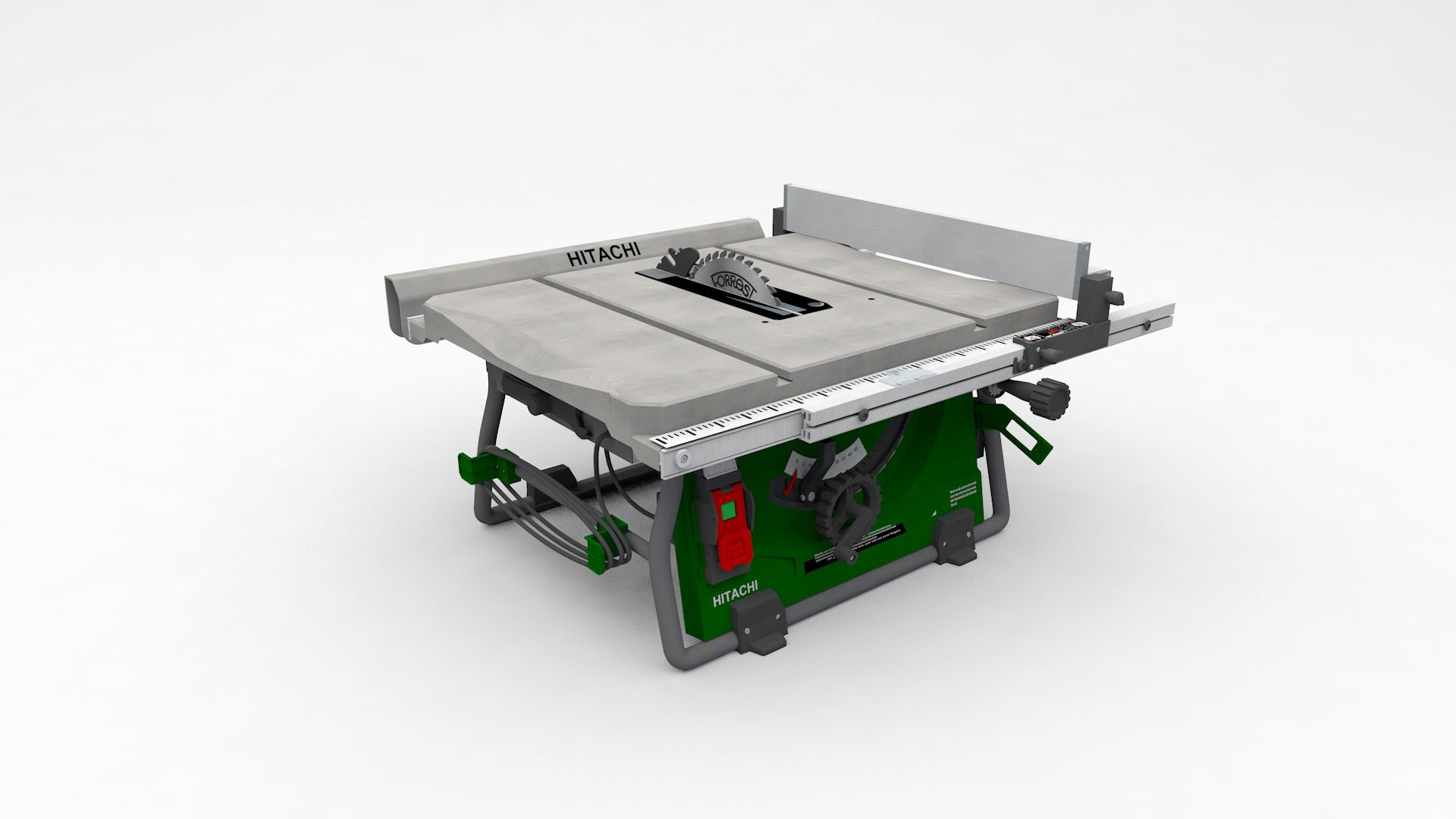 3D Model Table Saw Hitachi - TurboSquid 2210233