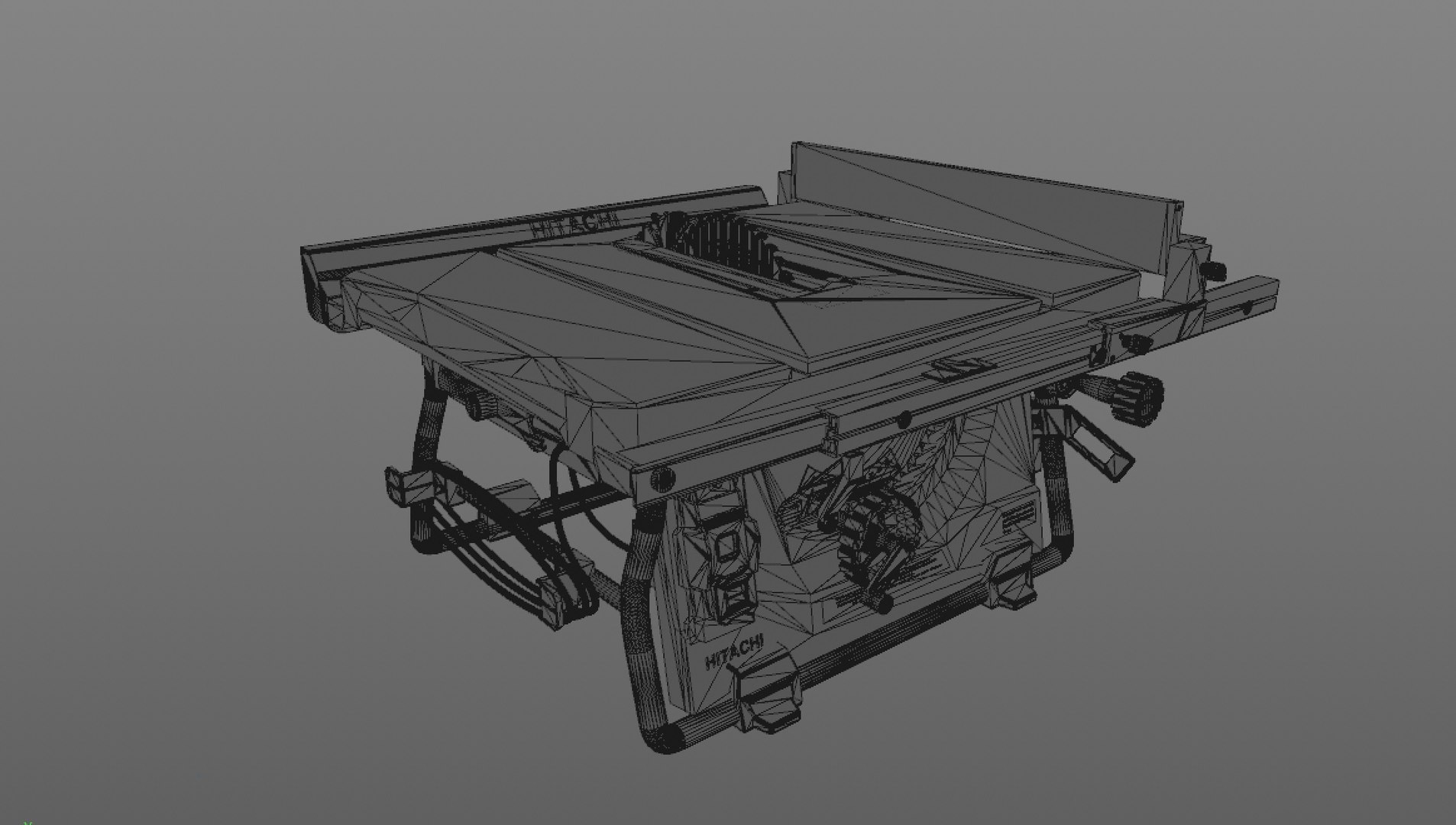 3D Model Table Saw Hitachi - TurboSquid 2210233