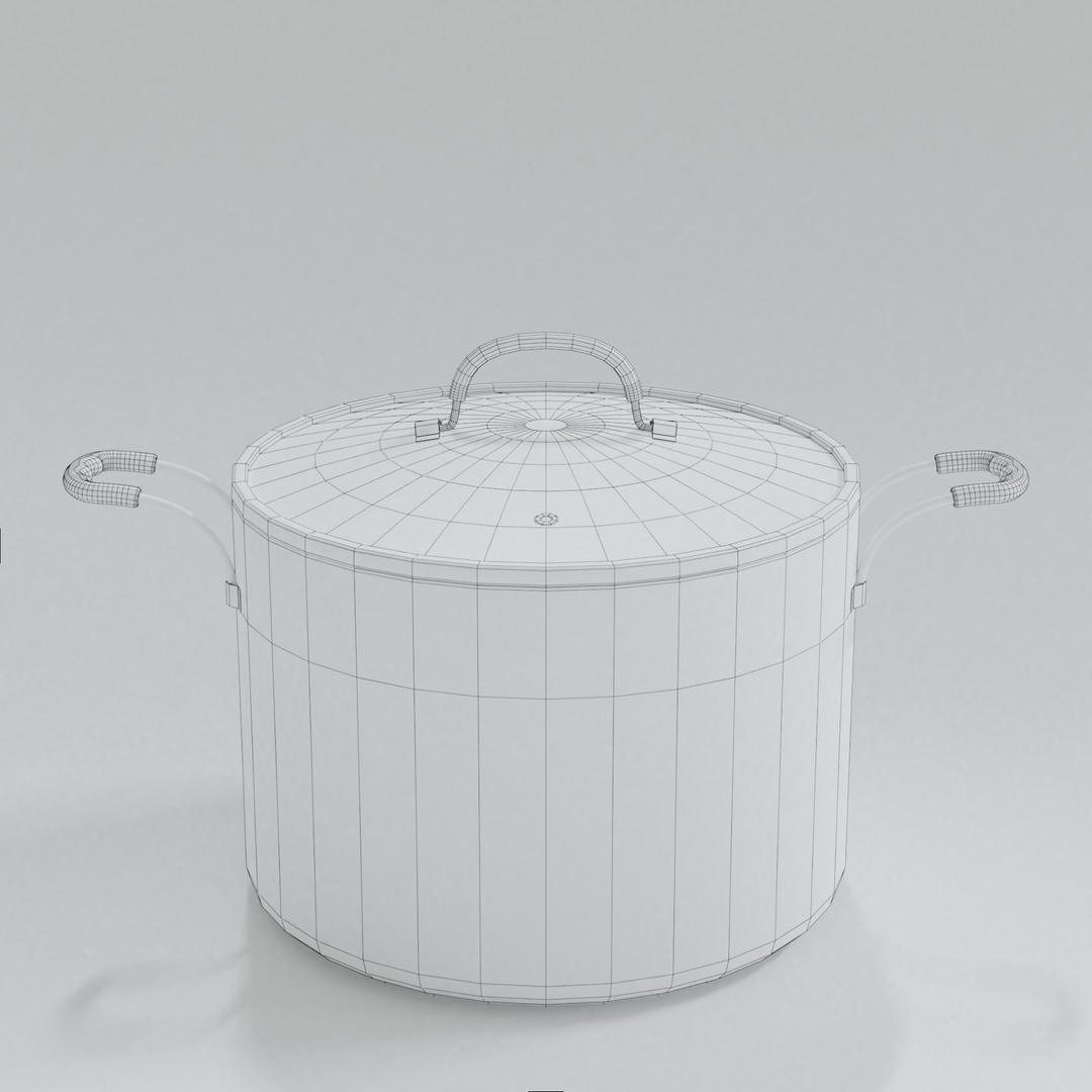 3D cooking pots collecion model - TurboSquid 1701336