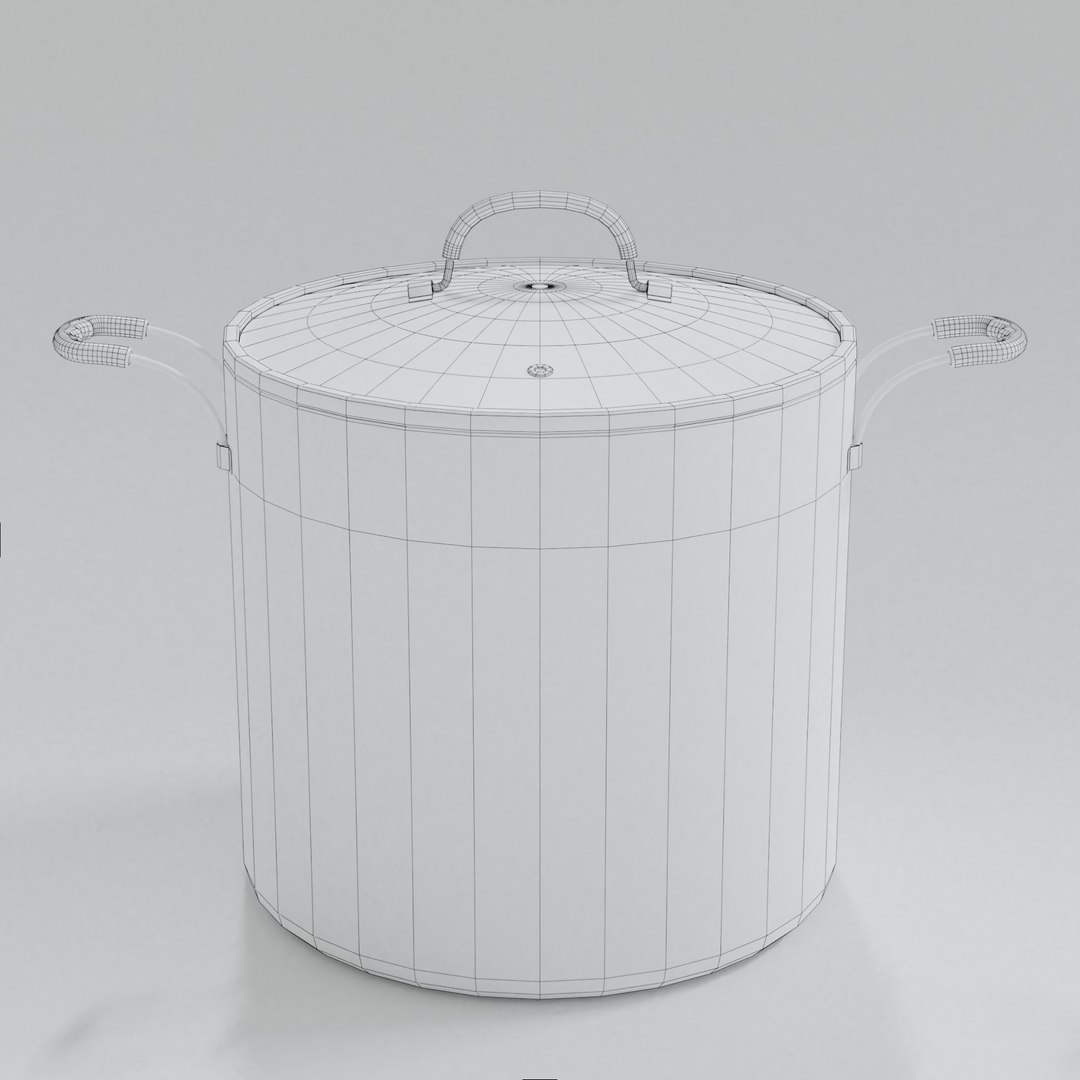 3D Cooking Pots Collecion Model - TurboSquid 1701336