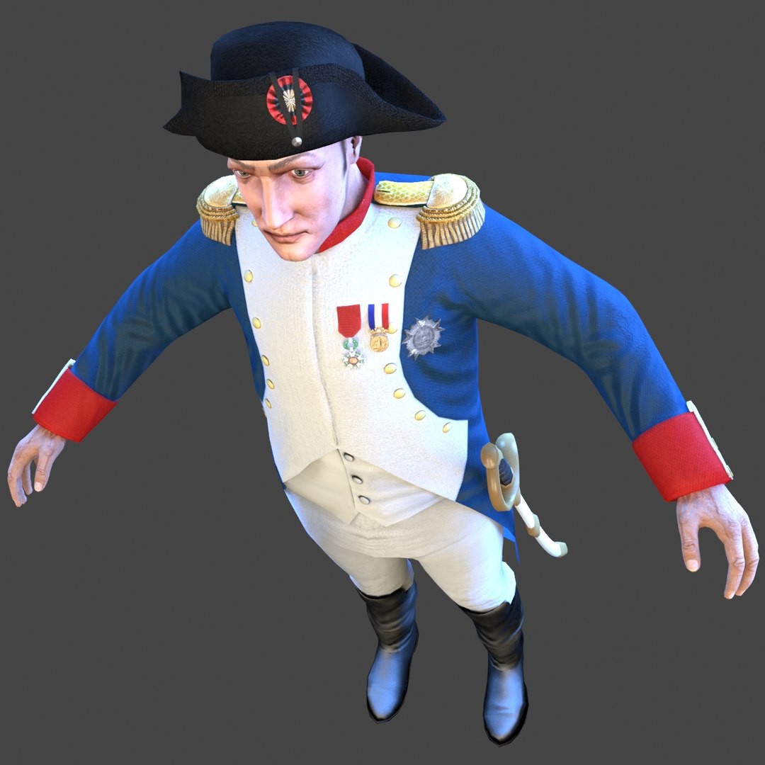 3D Napoleon Bonaparte Model - TurboSquid 1457751