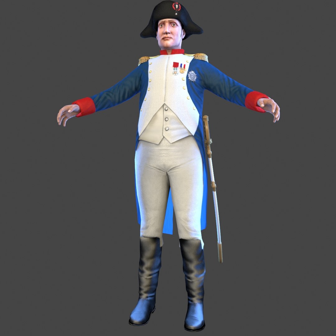 3D Napoleon Bonaparte Model - TurboSquid 1457751
