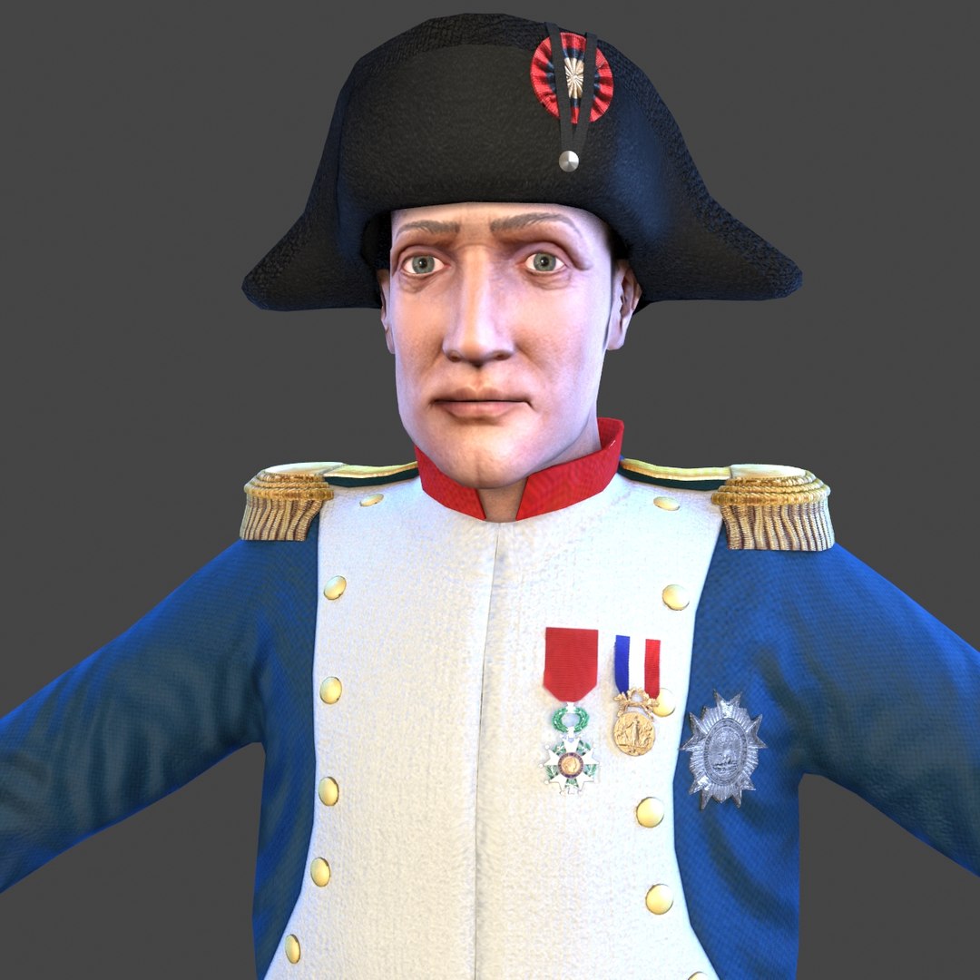 3D Napoleon Bonaparte Model - TurboSquid 1457751