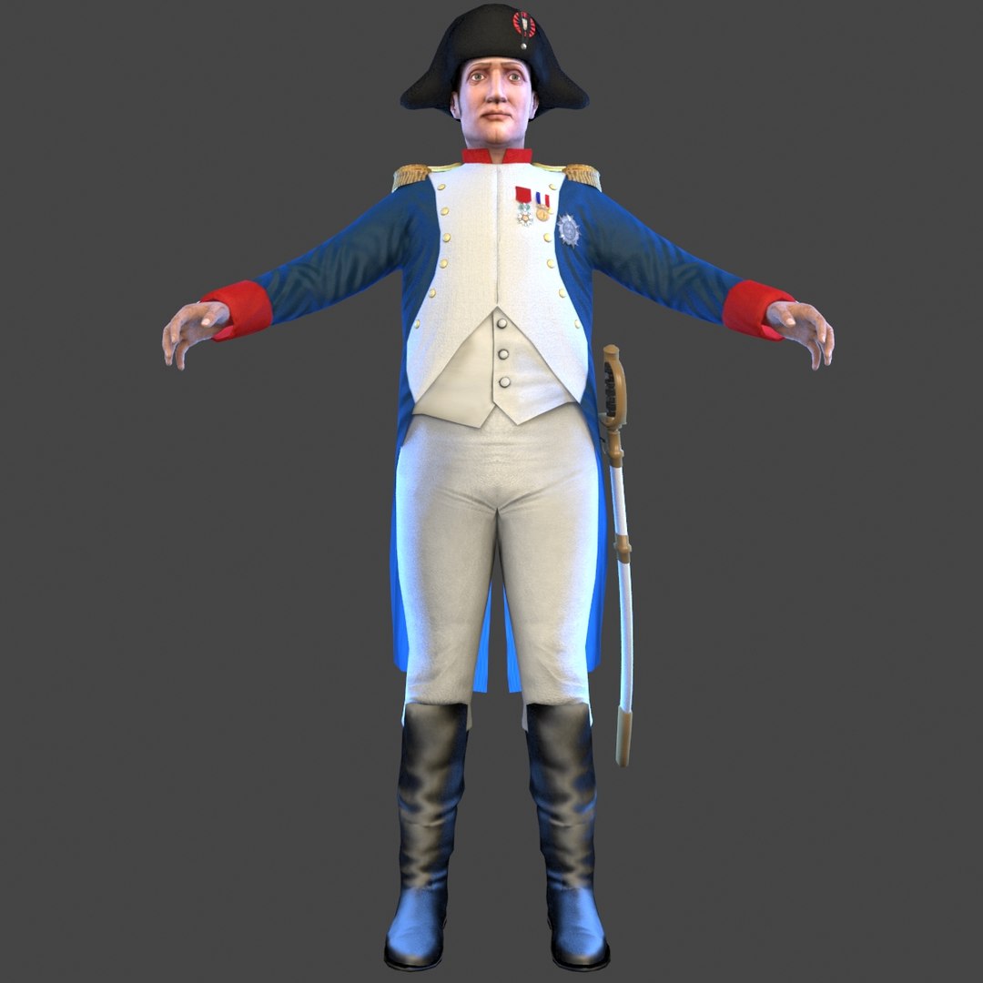 3D Napoleon Bonaparte Model - TurboSquid 1457751